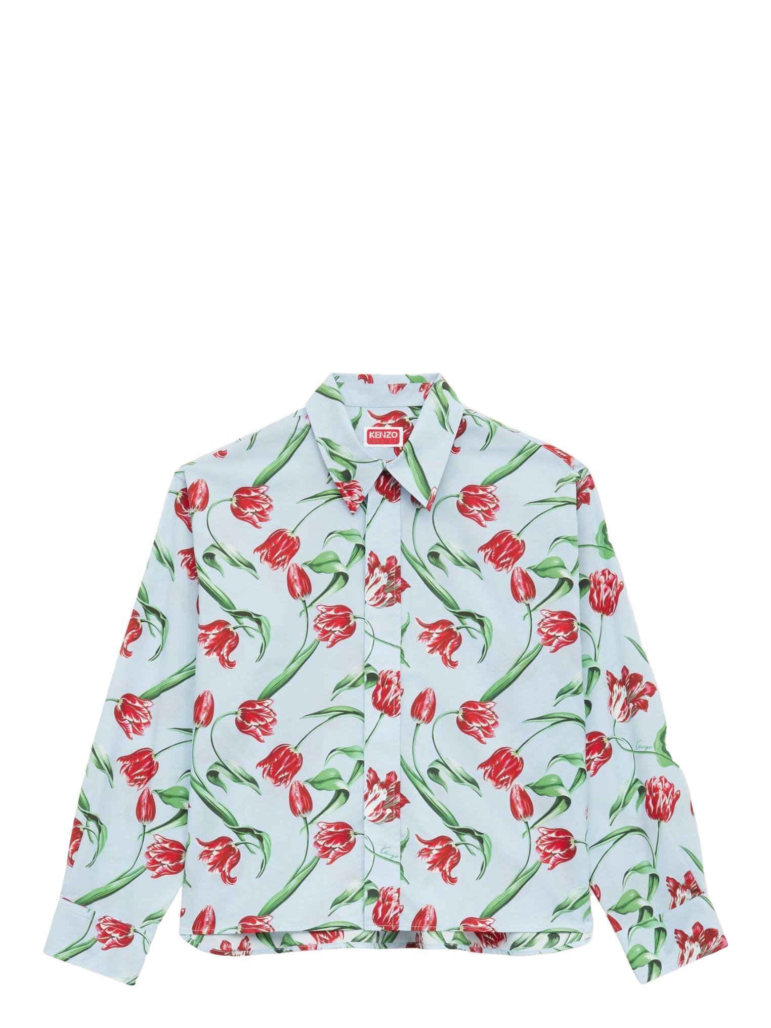 KENZO Kenzo Tulip Cotton Poplin Shirt